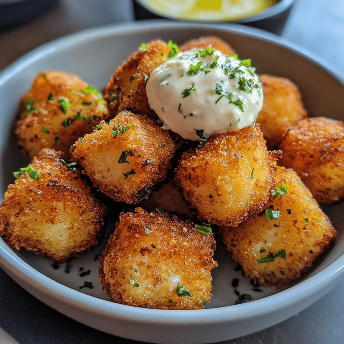 Ultimate Crispy Fish Bites with Lemon Aioli - Easy, Delicious