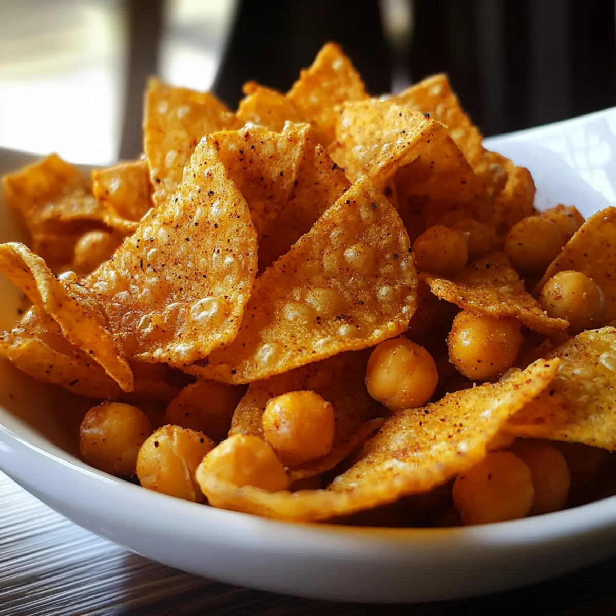 Easy Moroccan Spiced Chickpea Crisps: Irresistible Crispy Snack