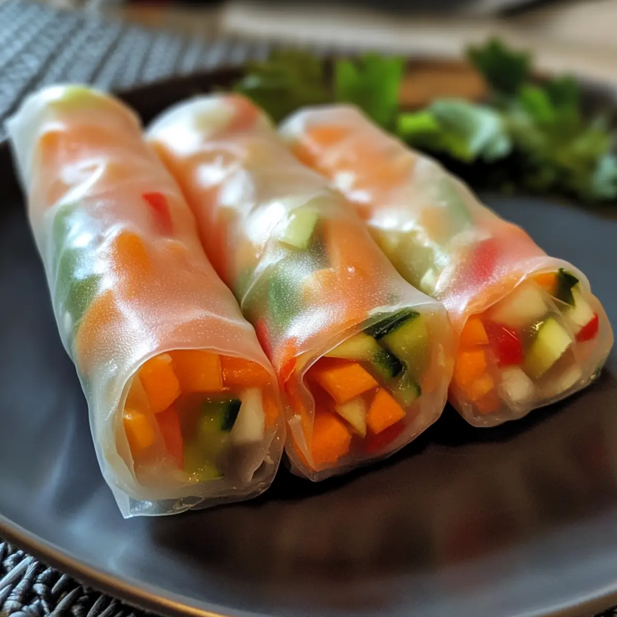 Irresistible Guilt-Free Vietnamese Fresh Vegetable Spring Rolls