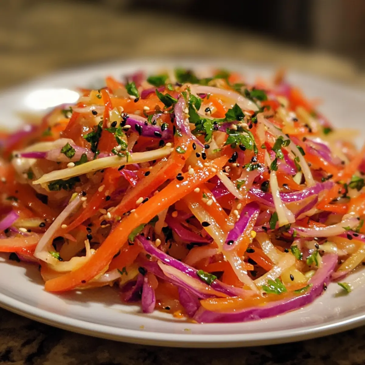 Irresistible Delicious Crunchy Papaya Seed Dressing Slaw