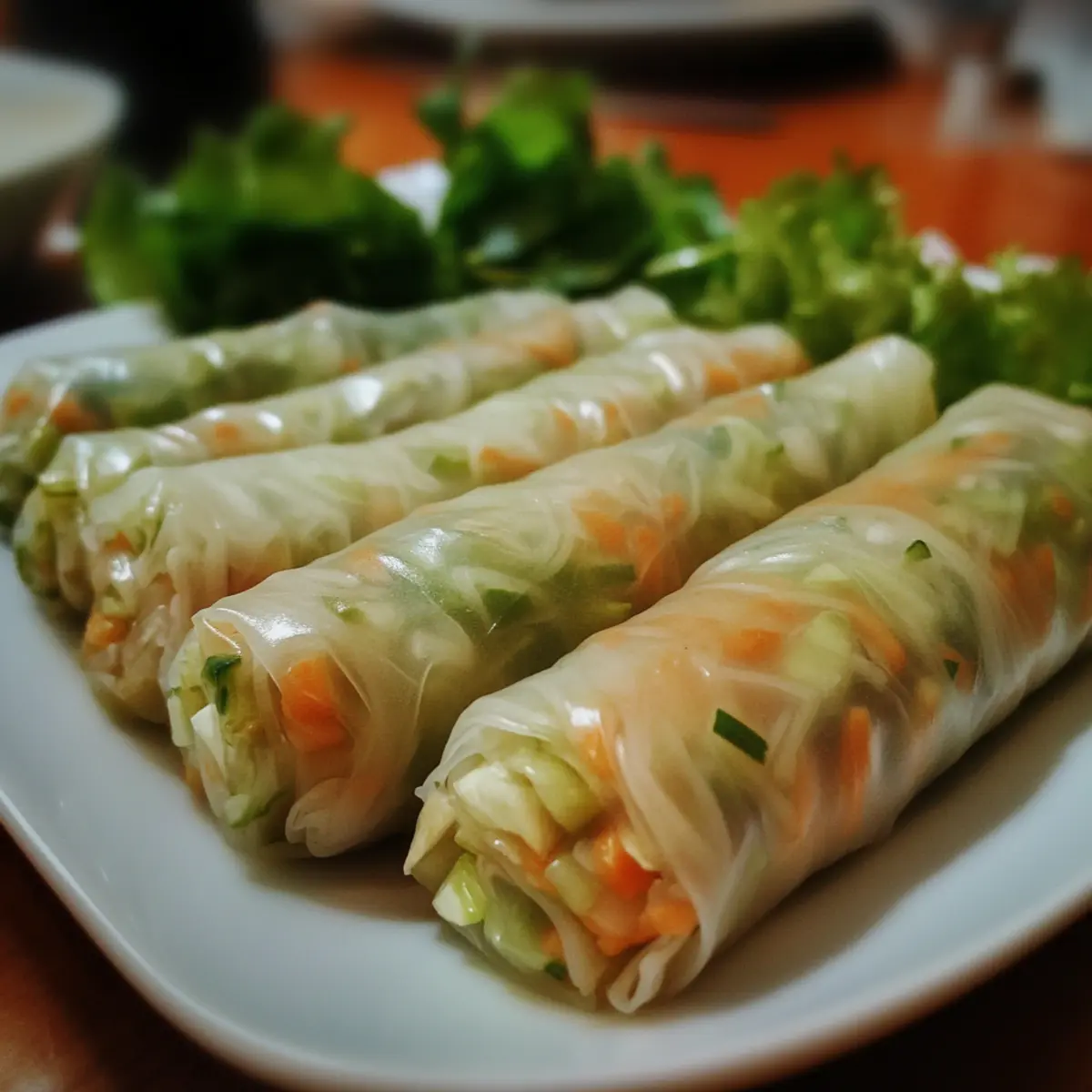 Irresistible Guilt-Free Vietnamese Fresh Vegetable Spring Rolls
